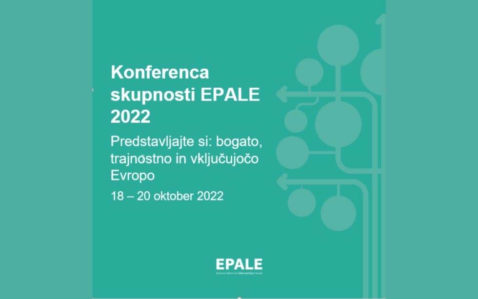 Jesen prinaša konferenco skupnosti EPALE 2022 in zaključek pobude ...