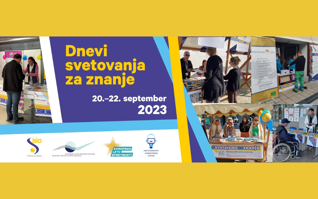 Dnevi svetovanja za znanje - E-novičke